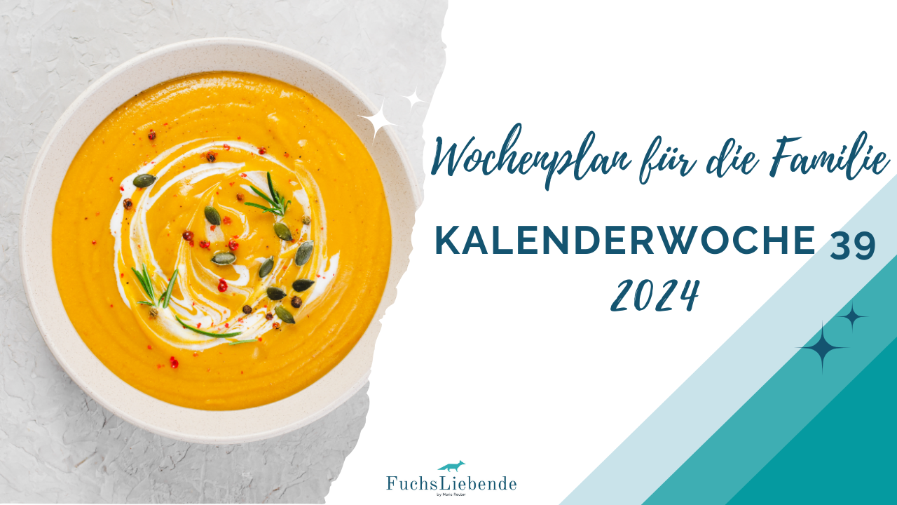 Wochenplan für die Familie - KW 39 - 2024